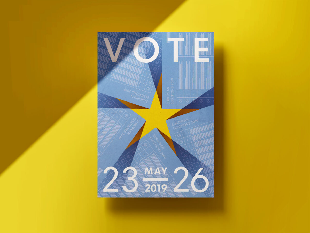 European Elections Poster – Dominic Brighton Grafikdesign